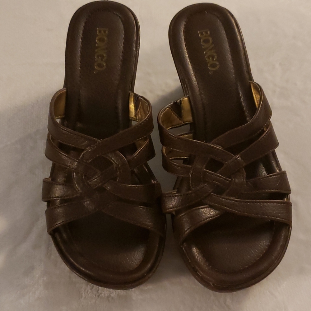 Bongo Spring Street Wedge Sandal Shoes - Gem